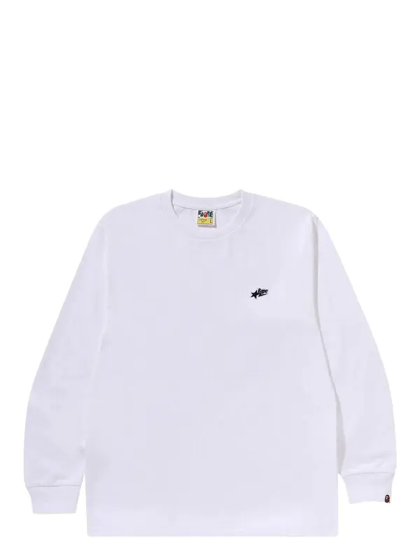 A BATHING APE Sta One Point Long-sleeve Tee - White