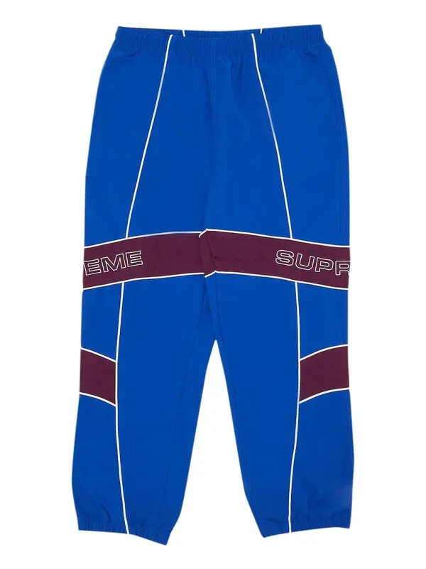 Supreme Jacquard Panel Track Pant 'royal - Blue