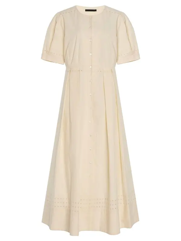 Jenni Kayne Harper Cotton Midi Dress - Ivory