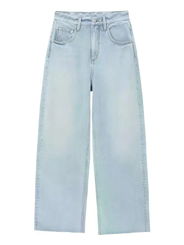HEY JOANIE Moon Curve Jeans - Blue