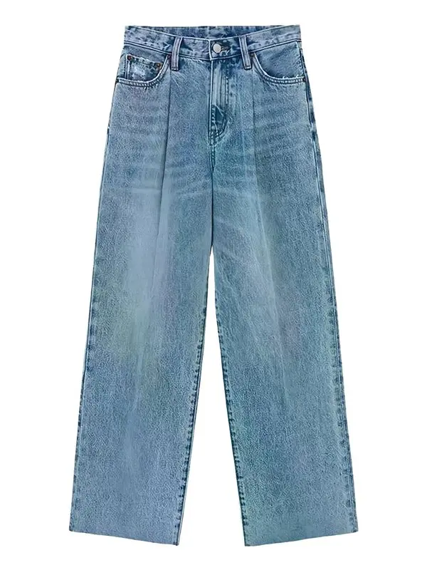 HEY JOANIE Logo-patch Jeans - Blue