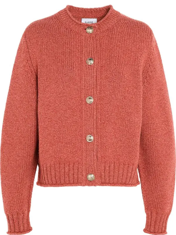 BARRIE Cashmere Cardigan - Red