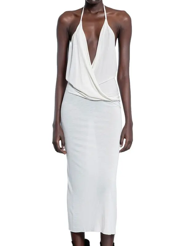 Rick Owens Draped Dress - Grey