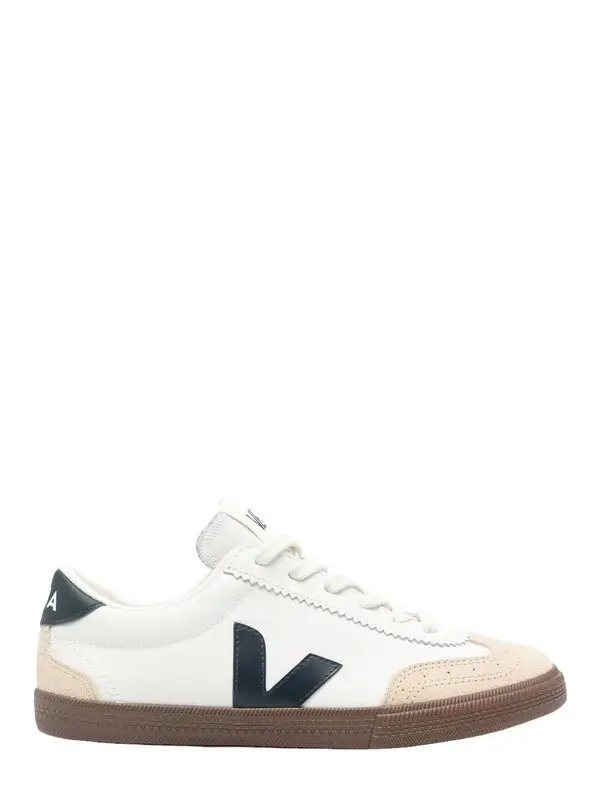 VEJA Volley O.t. Leather Sneakers - White_nautico_bark