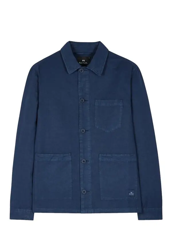 Paul Smith Cotton-linen Work Jacket - Navy