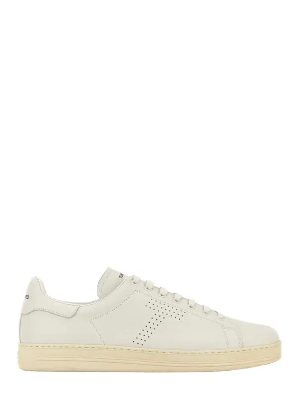 TOM FORD Warwick Leather Sneakers - White