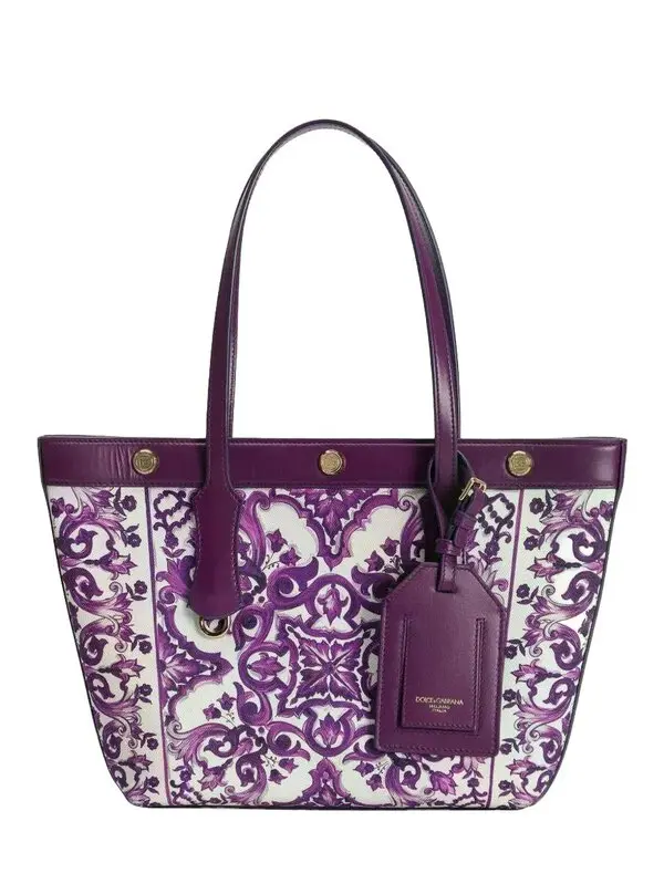 Dolce & Gabbana Majolica-print Tote Bag - White