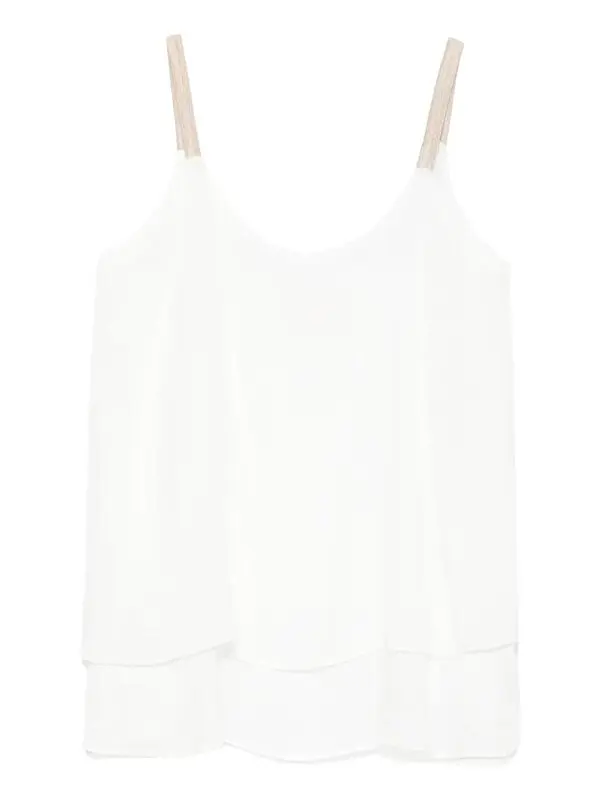 MOUTAKI Sleeveless Top - White