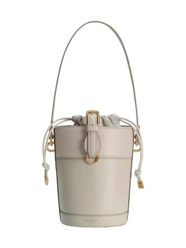 Dolce & Gabbana Logo Bucket Bag - Neutrals