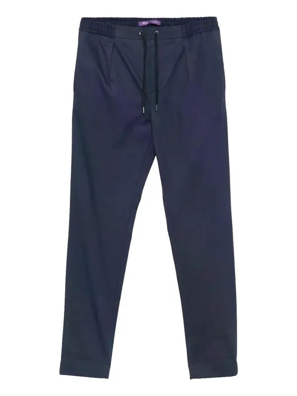 Ralph Lauren Purple Label Straight-leg Trousers - Blue