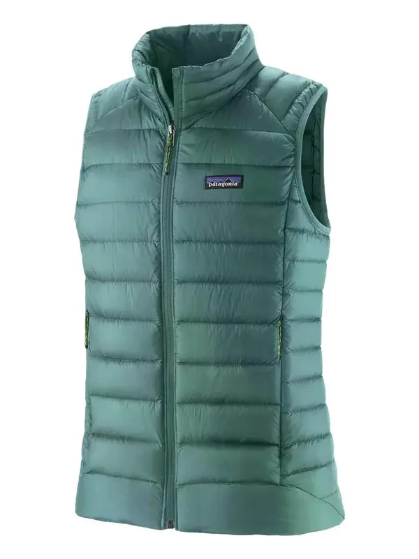 Patagonia Logo-appliqué Gilet - Green