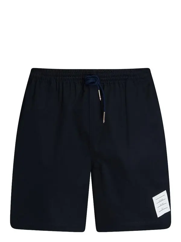 Thom Browne Cotton-twill Shorts - Navy