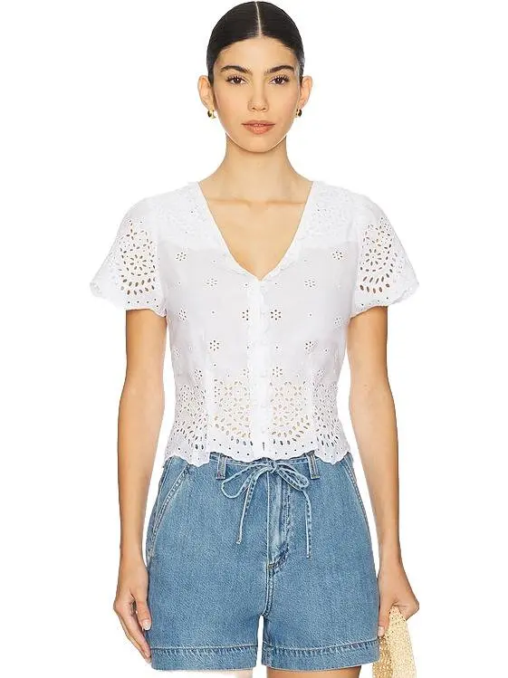 Paige Quinta Top - White