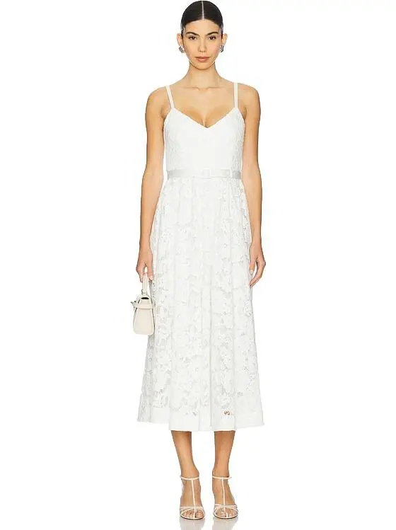Likely Meryl Lace Dress - White
