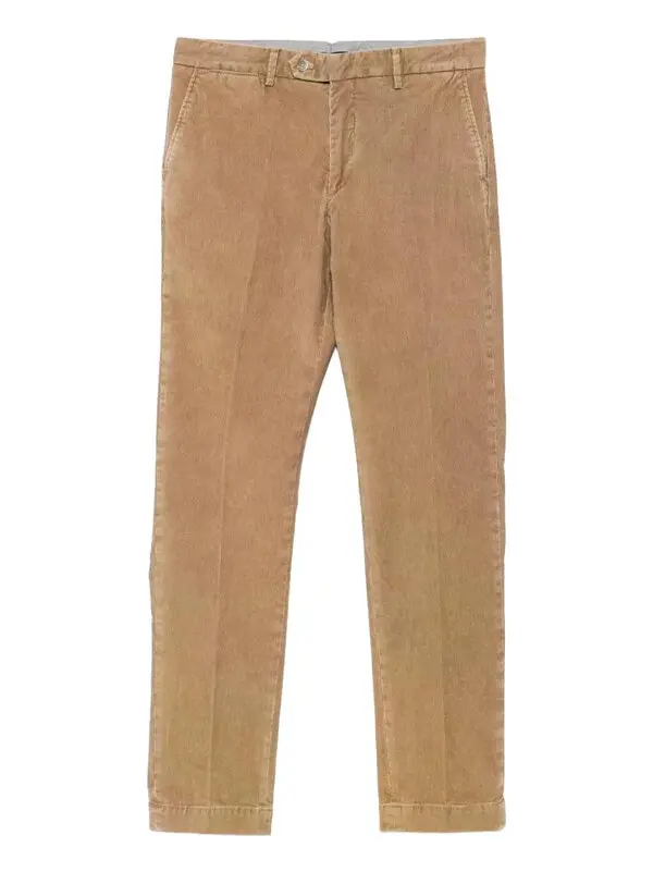 HACKETT Logo-patch Trousers - Brown