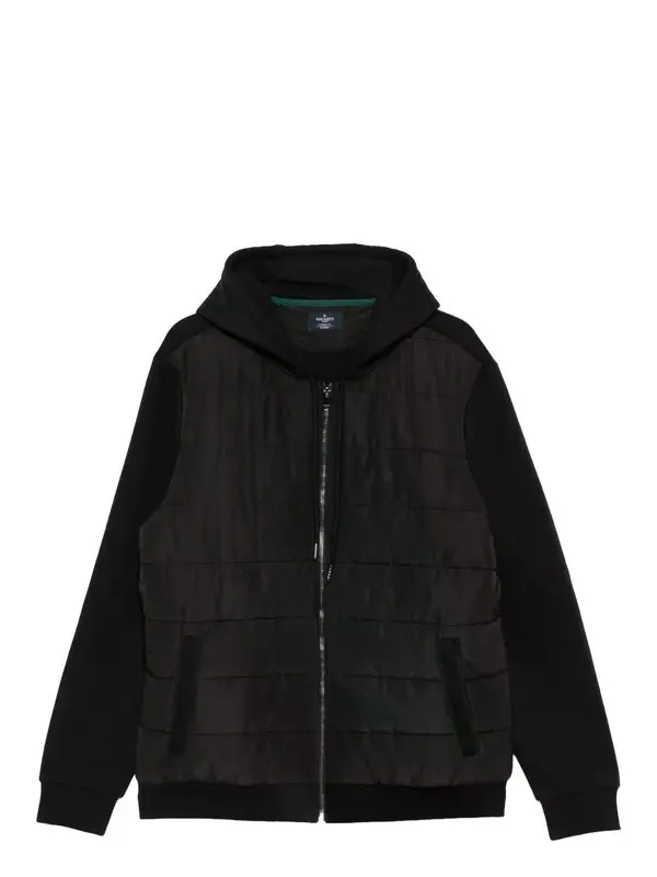 HACKETT Quilted Knit Jacket - Black