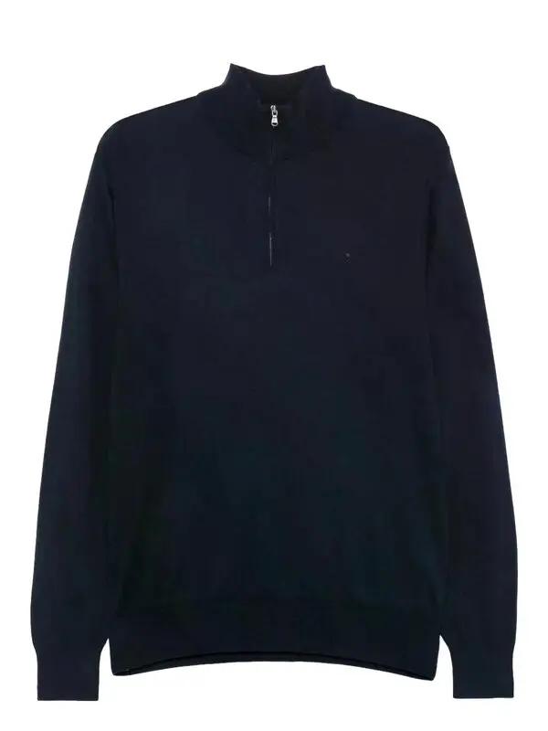 HACKETT Logo-embroidered Sweater - Blue
