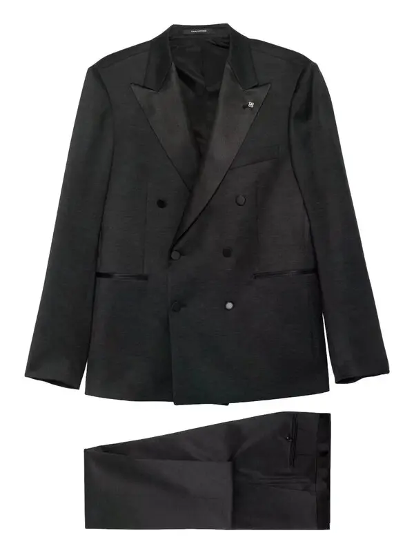 Tagliatore Double-breasted Suit - Black