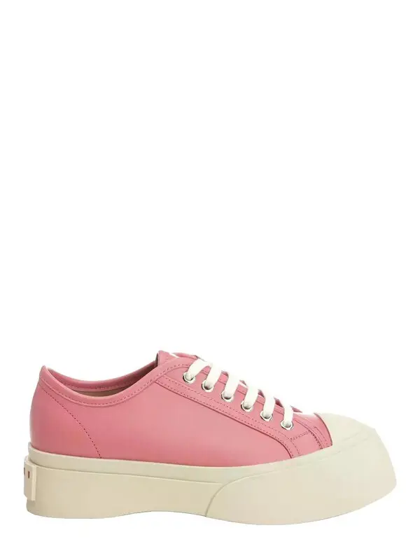 Marni Platform Sole Lace-up Sneakers - Pink