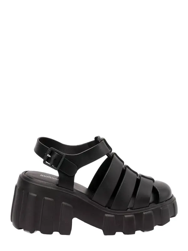 Melissa Buckled Sandals - Black