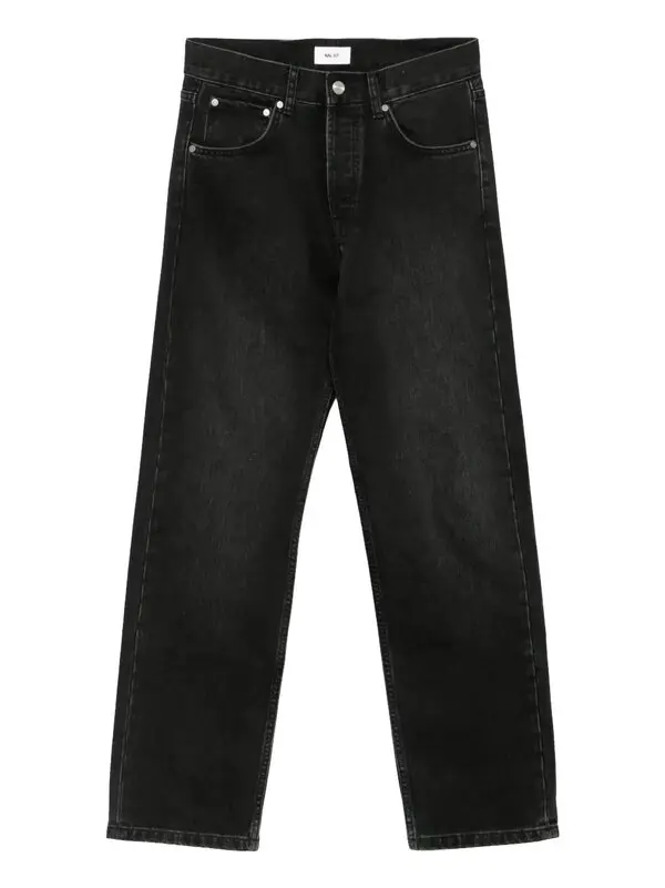 Nn07 Sonny 1866 Straight-leg Jeans - Black