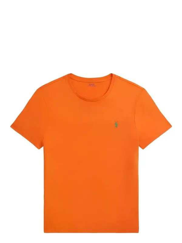 Polo Ralph Lauren Logo-embroidered Crew-neck T-shirt - Orange