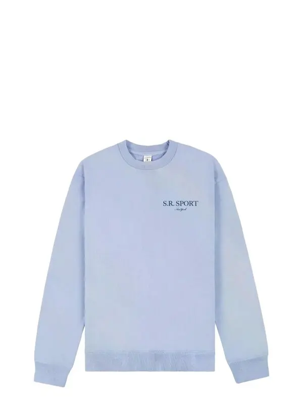 SPORTY & RICH Cotton Sweatshirt - Blue