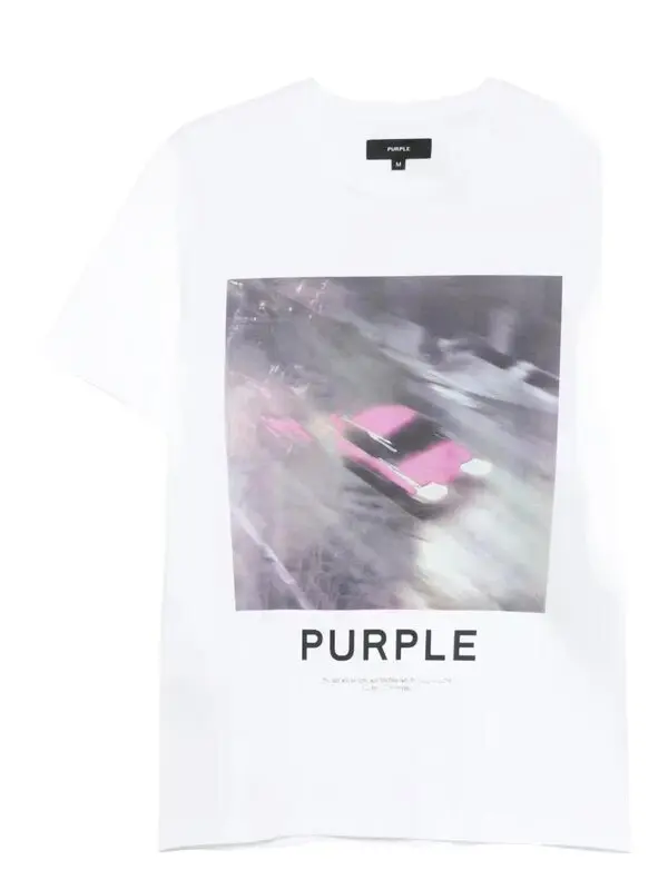 PURPLE BRAND Clean Jersey T-shirt - White