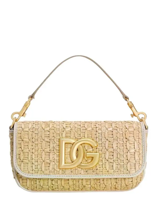 Dolce & Gabbana Logo-embroidered Tote - Neutrals