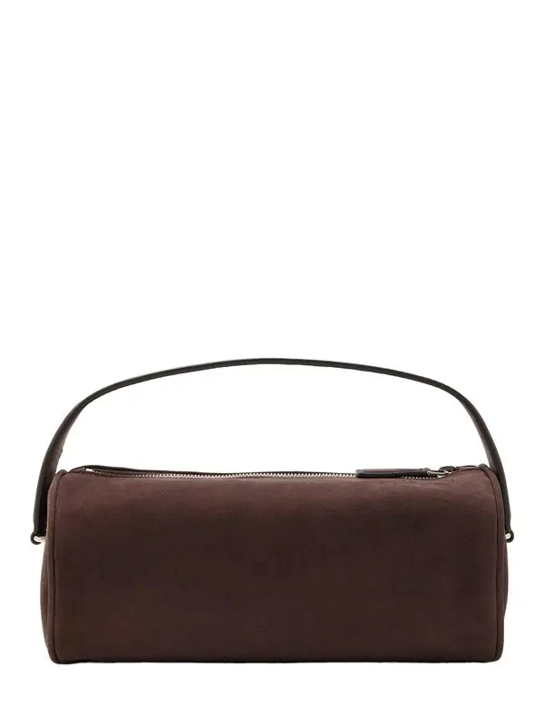 THE ROW Round 90's Top Handle Bag - Black