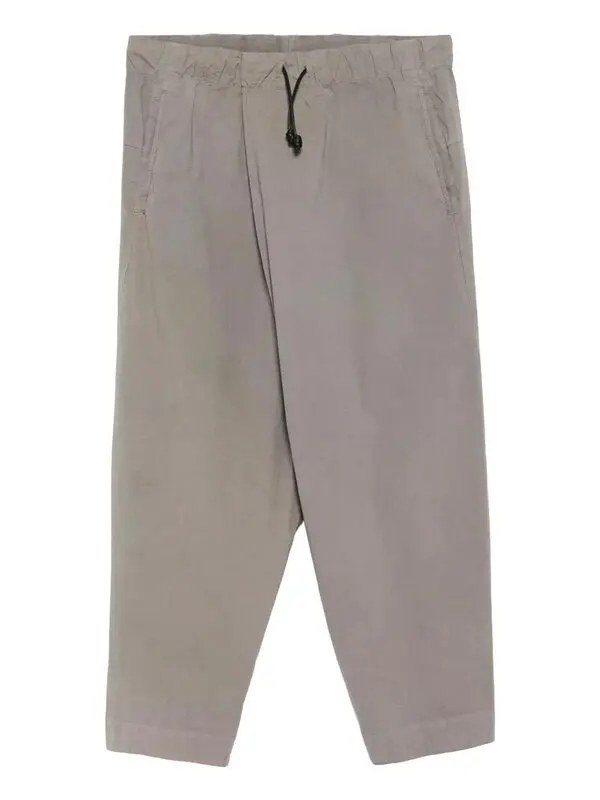 Transit Drawstring Tapered Trousers - Grey