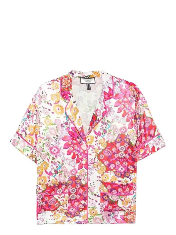 NISSA Printed Shirt - Pink