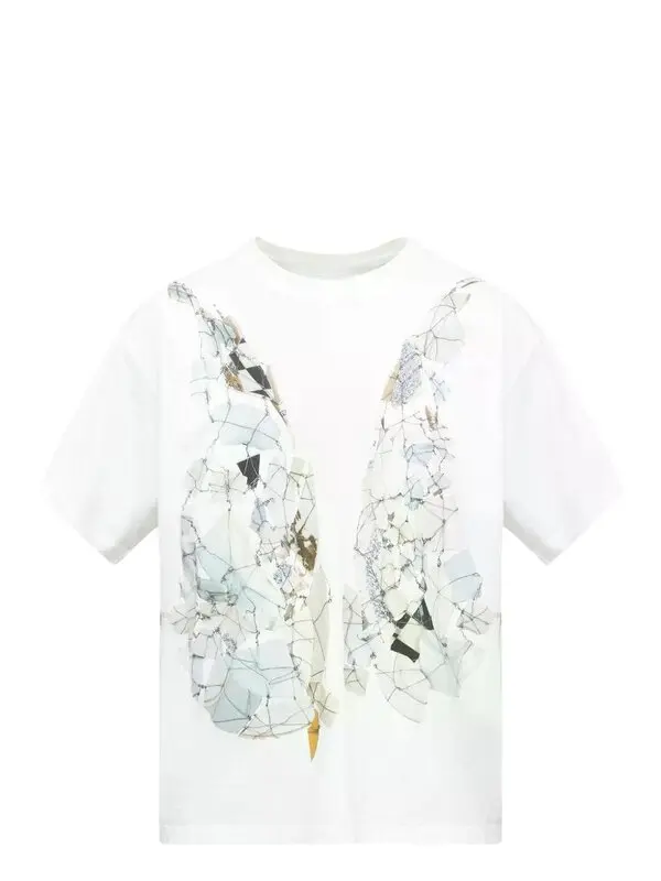 MAISON MARGIELA Fragmented Wings Graphic T-shirt - White