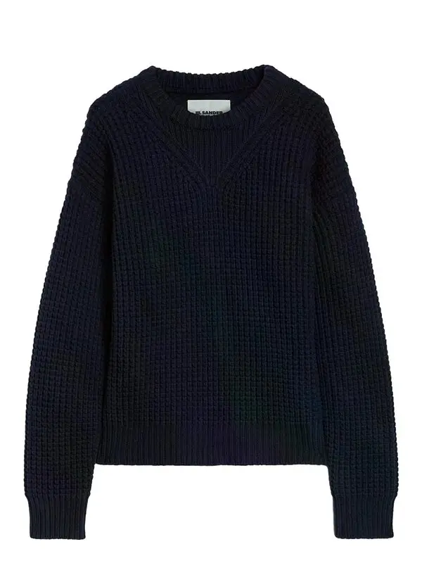 JIL SANDER Wool Sweater - Blue