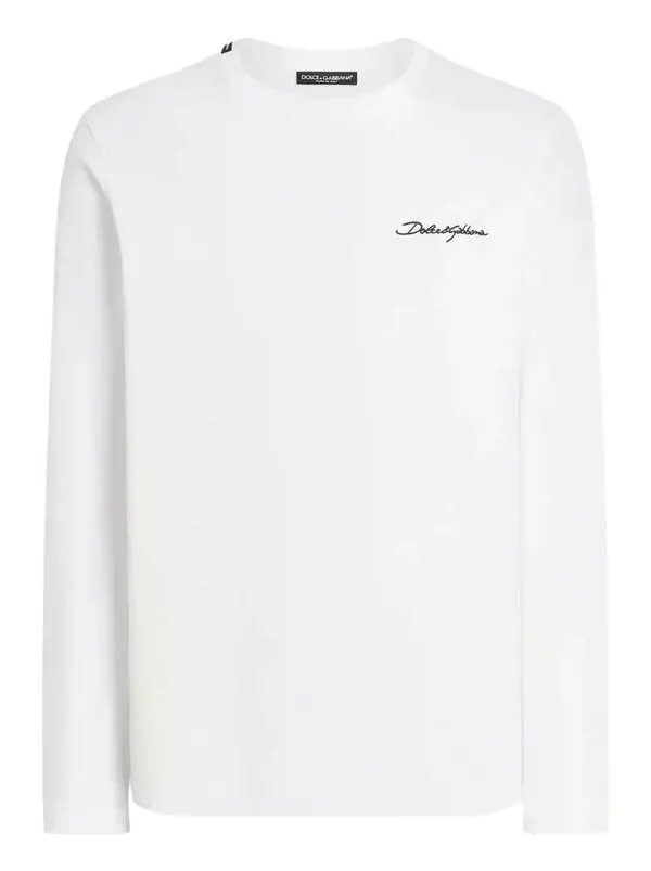 Dolce & Gabbana Logo-print Cotton T-shirt - White