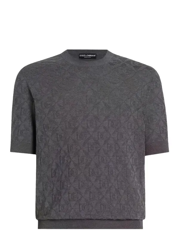Dolce & Gabbana Silk T-shirt - Grey