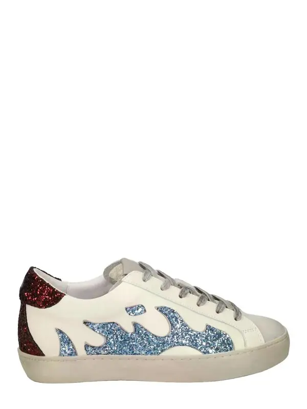 GAMIN Flame-detail Low-top Sneakers - White