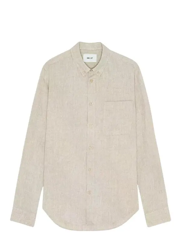 Nn07 Linen Shirt - Neutrals