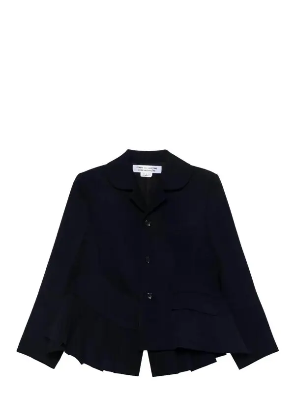 Comme Des Garçons Single-breasted Blazer - Blue