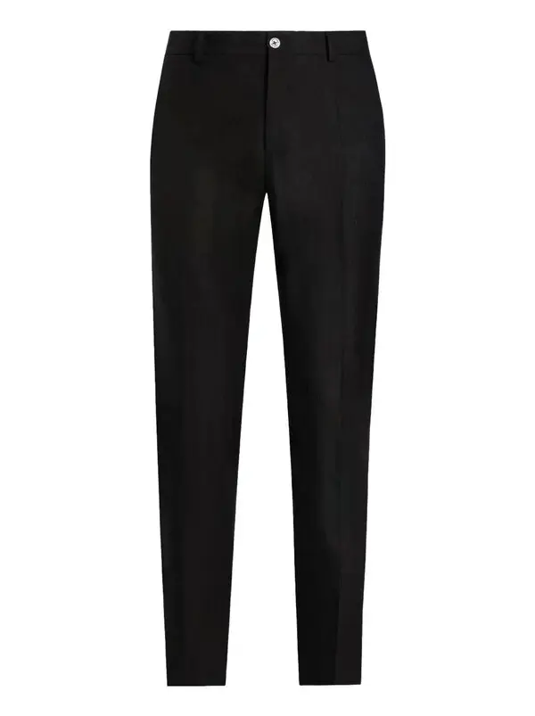 Dolce & Gabbana Linen Trousers - Black