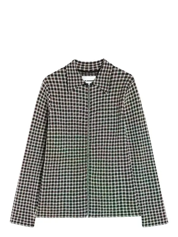 JIL SANDER Checked Shirt - Black