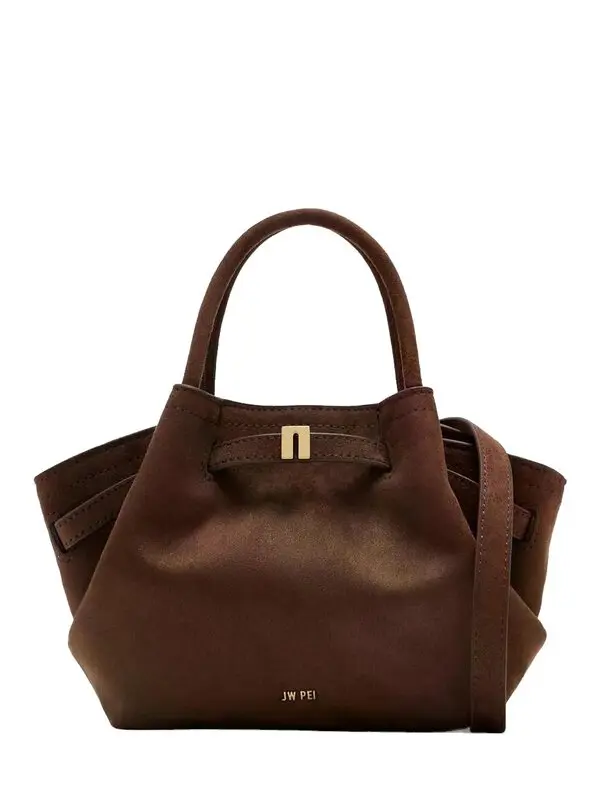 Jw Pei Mini Hana Structured Handbag - Brown