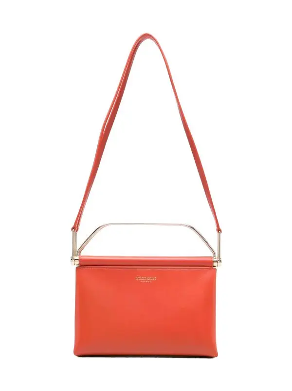 Giorgio Armani Small Leather Tote - Orange