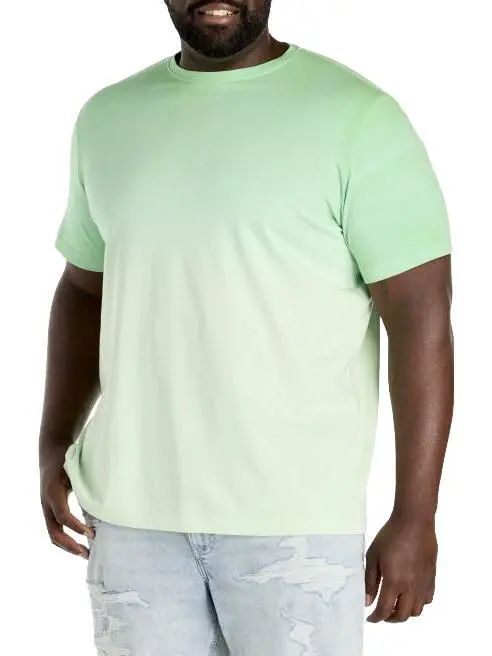 HARBOR BAY BY DXL Big & Tall Moisture-wicking T-shirt - Green Multi