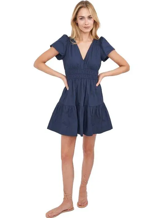 MAREA Anna Mini Dress - Navy