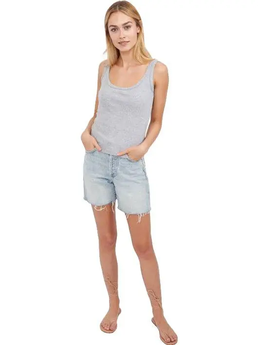 MAREA Pointelle Tank - Grey