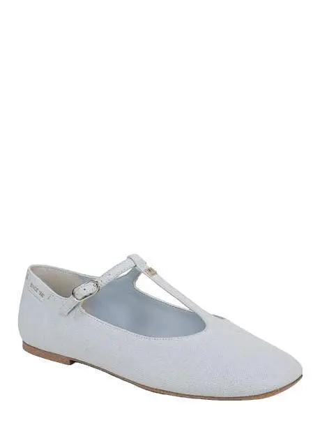 Franco Sarto Marylee T-strap Ballet Flat - Soft Blue