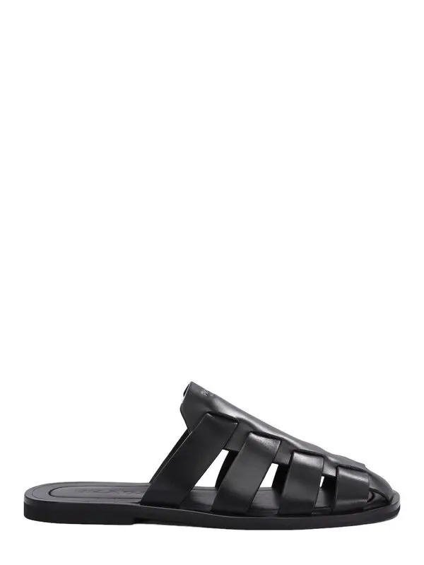 Prada Caged Mules - Black