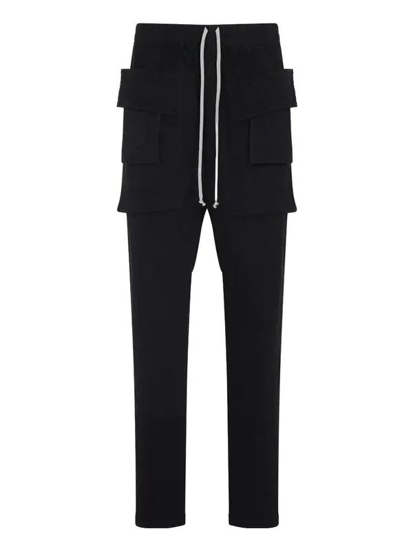 Rick Owens Creatch Cargo Pants - Black