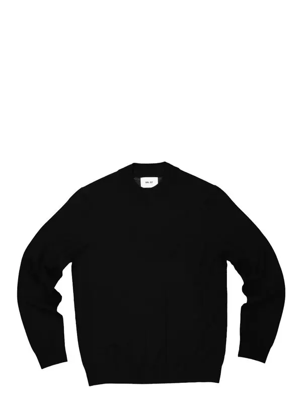 Nn07 Crew-neck Long-sleeve Sweater - Black